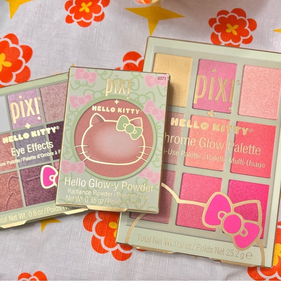 Pixi | Makeup | Hello Kitty Pixi Bundle Chrome Glow Palette Hello Glowy ...